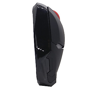 ECOiNVA Wireless Iron Man Mouse 2.4G Optical Computer Mouse for Desktop Laptop PC Mac (Black)