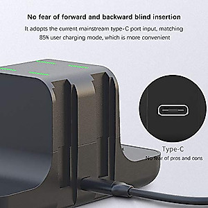 iFCOW Controller Charger for Switch Joy-Cons 6-in-1 Charging Dock Station with LED Indicators
