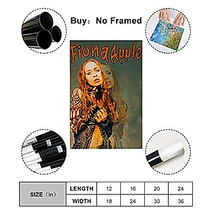 Fiona Apple Wall Art Picture Print Modern Family bedroom Decor Posters 16x24inch(40x60cm)