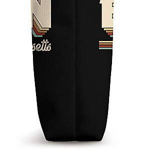 Retro Boston Massachusetts MA Gifts Souvenirs Men Women Kids Tote Bag