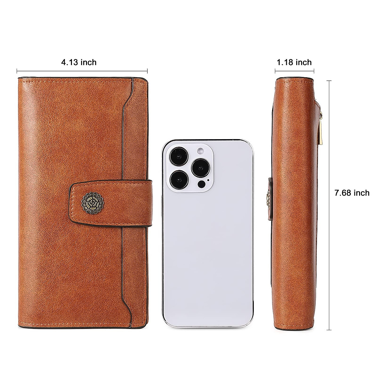 CLUCI Women Backpack Bundle with Women Wallet