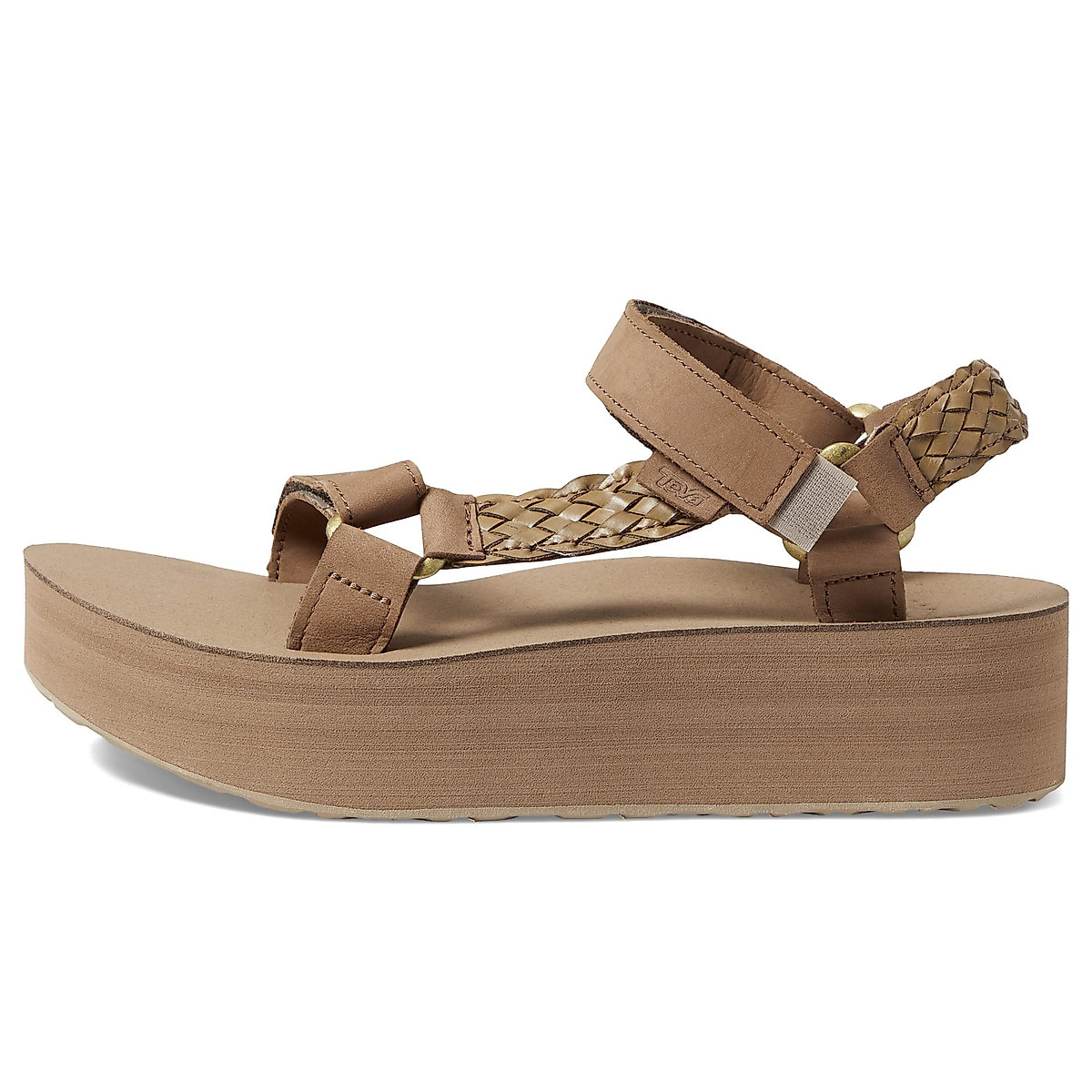 Teva Women's Flatform Universal Interweave Sandal, Caribou, 9