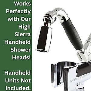 High Sierra's All Metal Universal Handheld Shower Holder. Available in: Chrome, Brushed Nickel, OIL RUBBED BRONZE, or Polished Brass