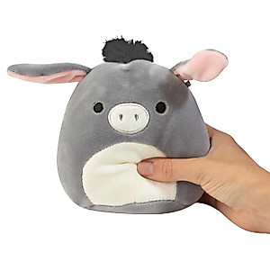 Squishmallows Mystery 5-Inch Farm Plush - Receive 1 of 4 Styles - Official Jazwares - Horse, Pig, Donkey or Goat - Collectible Soft & Squishy Mini Stuffed Animal Toy - Gift for Kids, Girls & Boys