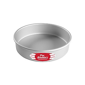 Fat Daddio's Anodized Aluminum Round Cake Pan, 8 x 2 Inch