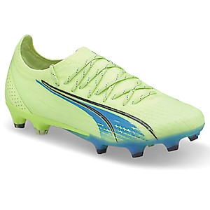 PUMA - Womens Ultra Ultimate Fg/Ag Shoes, Size: 6.5 M US, Color: Fizzy Light/Parisian Night/Blue Glimmer
