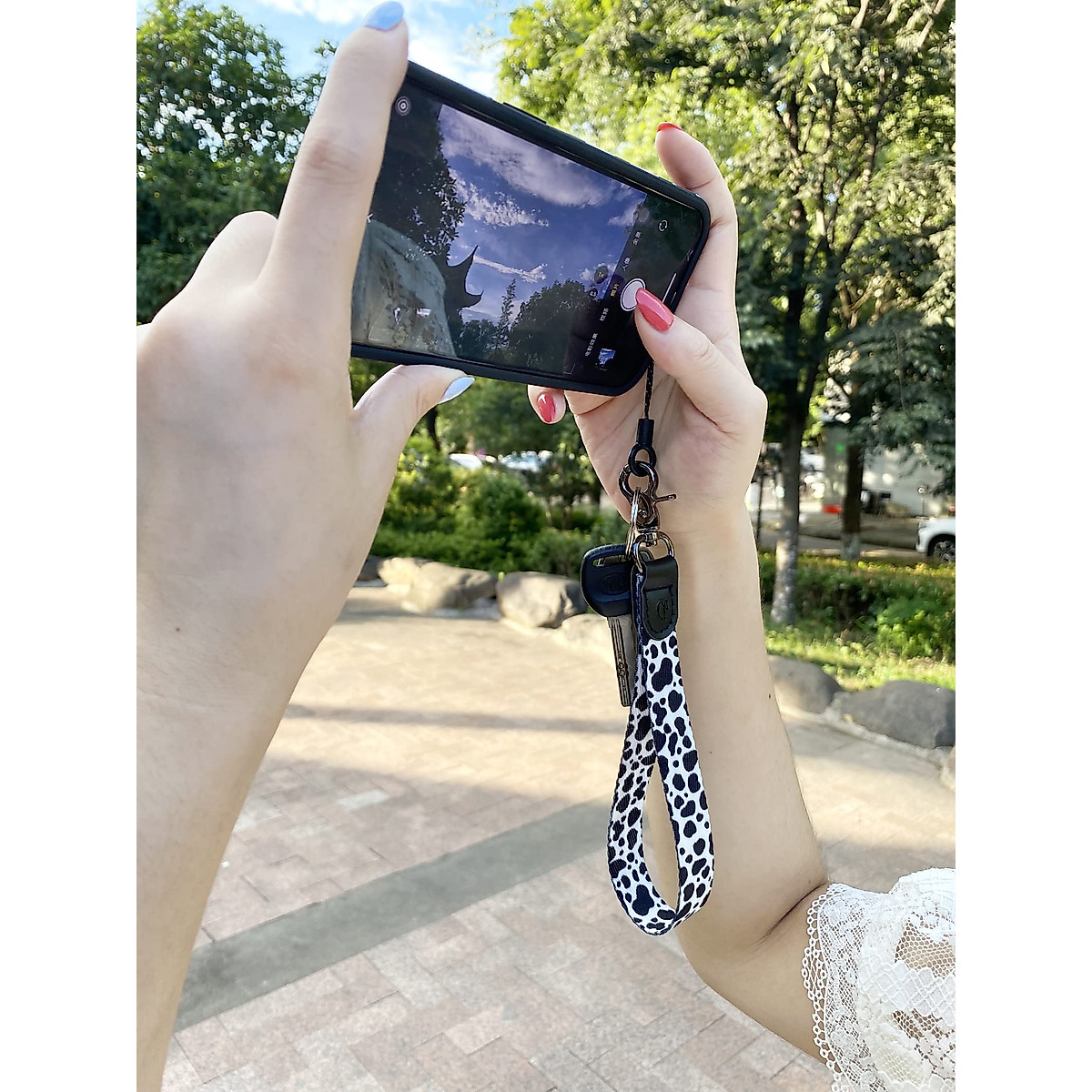 Doooze Wristlet Keychain, Wrist Lanyard Key Chain, Car Keychain Hand Strap, Cell Phone lanyards Key Chain Holder