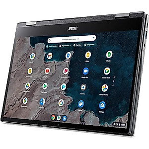 acer Chromebook Spin 513 2-in-1 Convertible Laptop, 8-Core Qualcomm Snapdragon 7c, 13.3" FHD IPS Touchscreen Display, 4GB RAM, 64GB eMMC, Student & Business, WiFi, Backlit KB, Chrome OS
