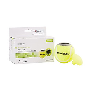 McKesson Walker Glides, Tennis Balls, Replacement Glide Pads, 1 Pair