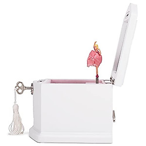 Cottage Garden Ballerina 5 inch Wood Musical Jewelry Box Plays Tune Dance of the Sugar Plum Fairy