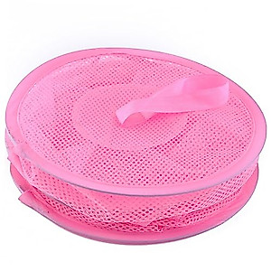 Toyvian 2pcs foldable storage travel storage foldable garment rack mesh sweater foldable clothes drying rack underwear drying rack toy storage Hanging Storage Organizer flat dryer grid net