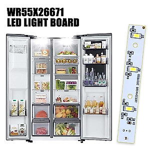 WR55X26671 Refrigerator Freezer LED light Board for GE Refrigerator -Replaces PS11767930 AP6035586