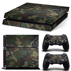 ZEXIN Camouflage for PS4 Controller Skin Vinyl Sticker Decal Cover Decal Console Sticker Gamepad Stickers Consoles Skin Wrap Vinyl Dticker(5)