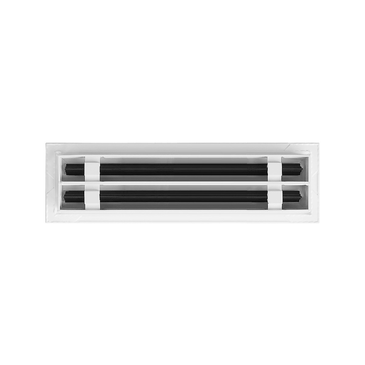 BUILDMART - 14x4 Modern AC Vent Cover - Decorative White Air Vent - Standard Linear Slot Diffuser - Register Grille for Ceiling, Walls & Floors - Texas Buildmart
