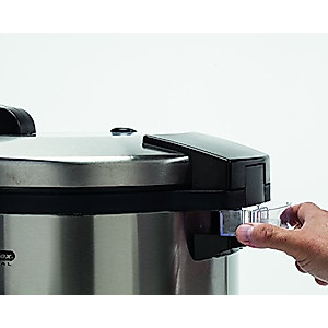 Hamilton Beach Proctor Silex Commercial 37560R Rice Cooker/Warmer, 60 Cups Cooked Rice, Non-Stick Pot, Hinged Lid, Stainless Steel Housing, 1 Year Warranty