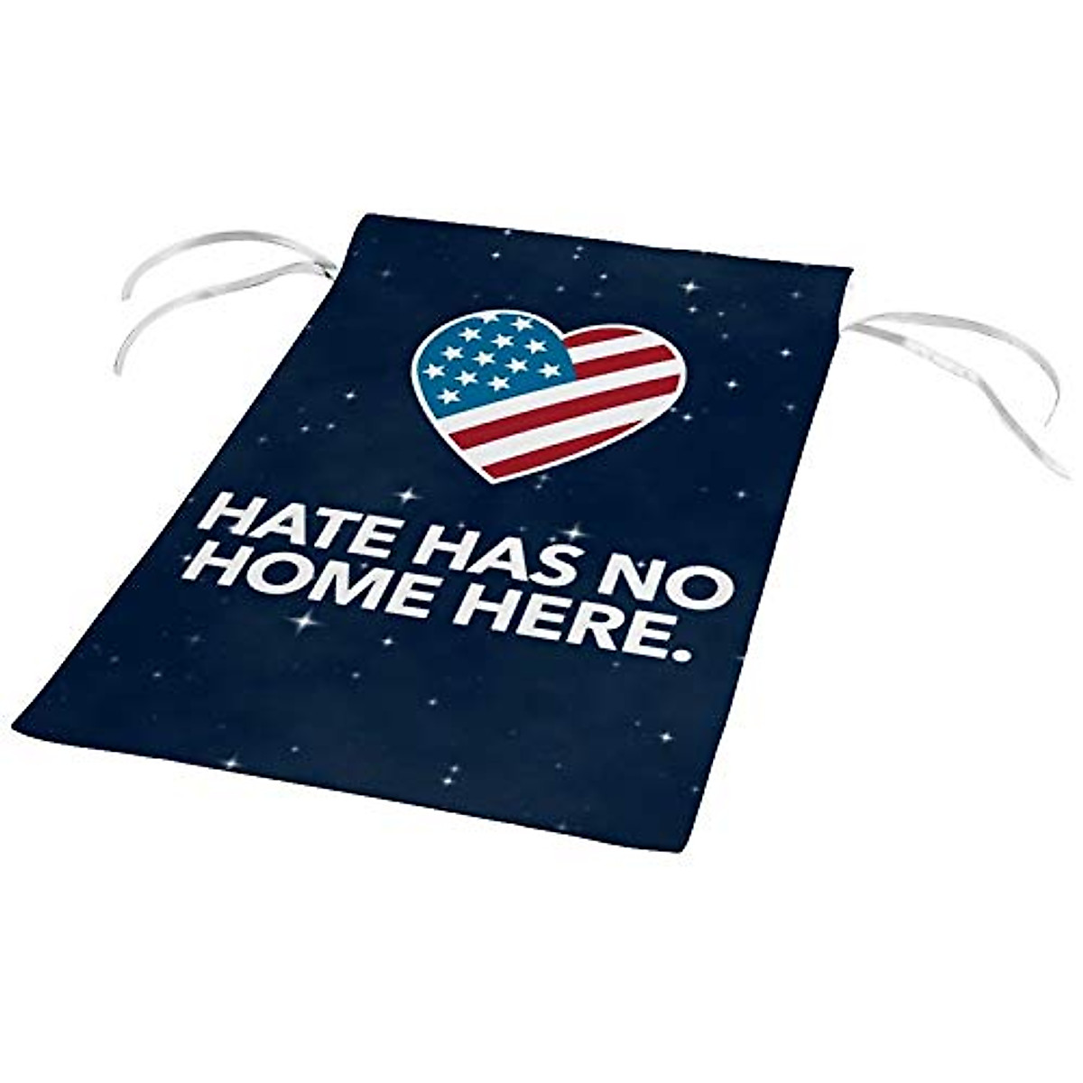 Hate Has No Home Here - Garden Flag Yard Banner Double Sided 12.5 x 18 Inches