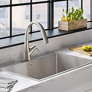 Kraus KPF-2522SFS Arqo Dual Function Pull Down Kitchen Faucet, 15 Inch, Spot Free Stainless Steel