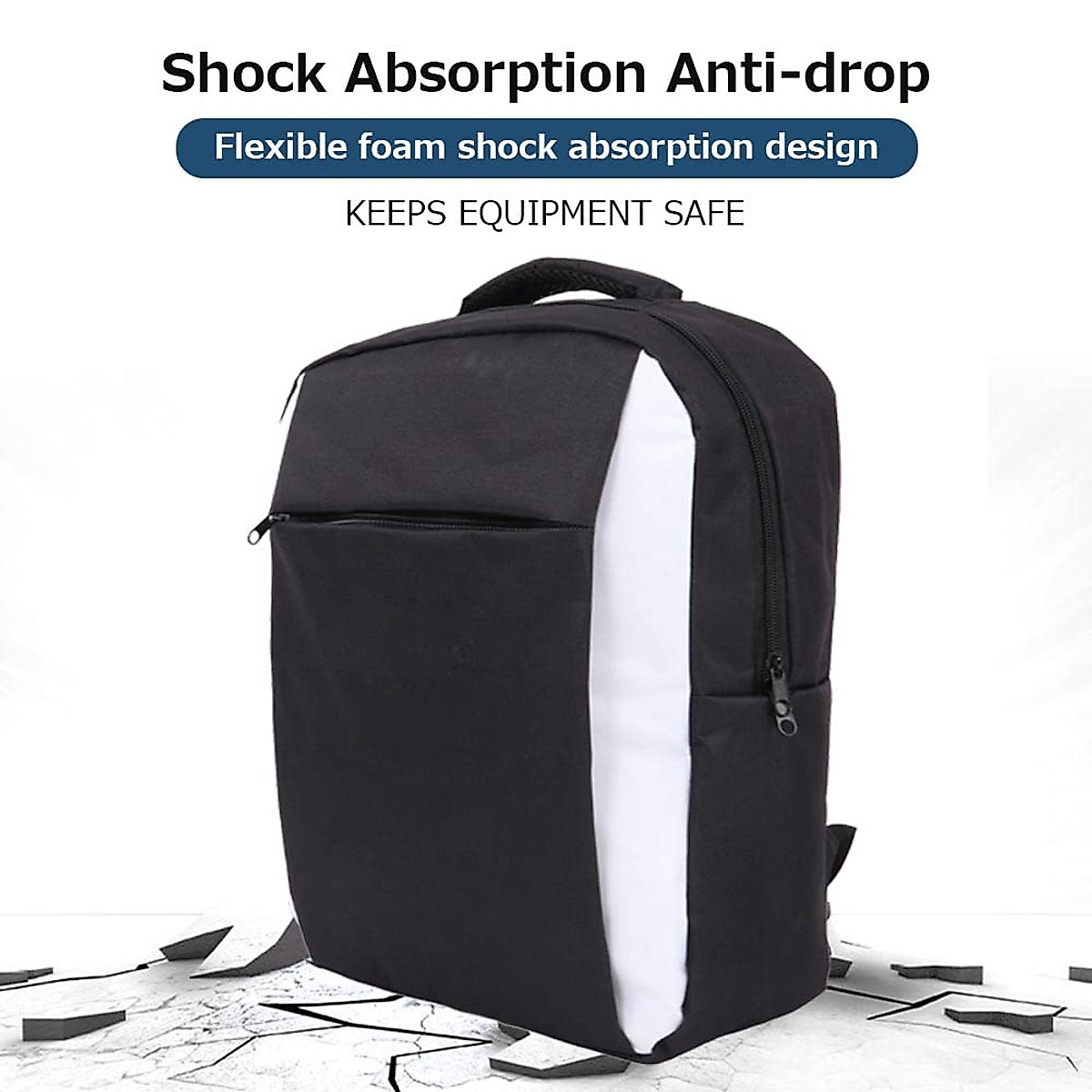 Acogedor Game Console Backpack for PS5 Console Games and Accessories, Gaming Console Backpack Storage Case Large Capacity Travel Carrying Case for Playstation 5
