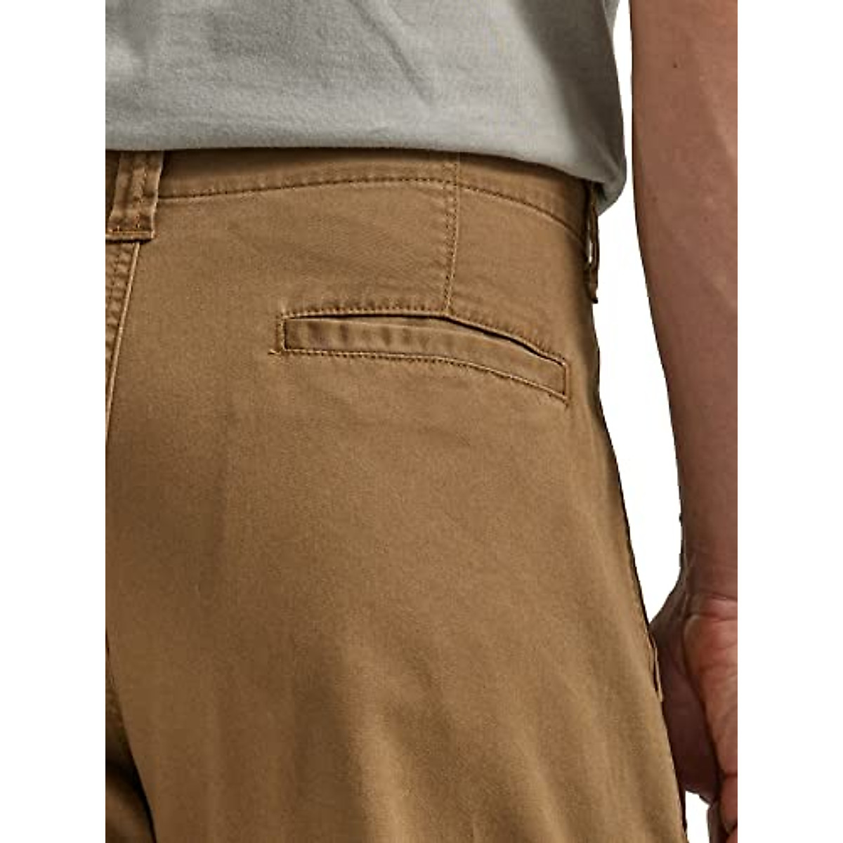 Wrangler Authentics Men's Relaxed Fit Stretch Cargo Pant, Kangaroo