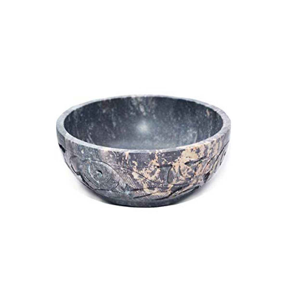 Nirvana Class - Soapstone Scrying and Smudge Bowl (Scrying - Bowls & Mirrors) (4 Inch) From India