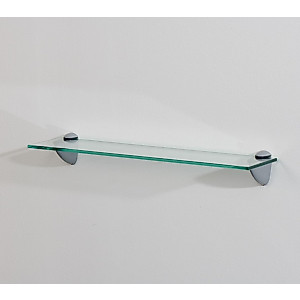 18 x 4 in. Wallscapes Clear Glass Shelf Kit