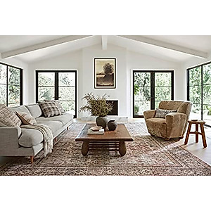 Amber Lewis x Loloi Georgie Collection GER-06 Bordeaux / Antique 7'6" x 9'6" Area Rug