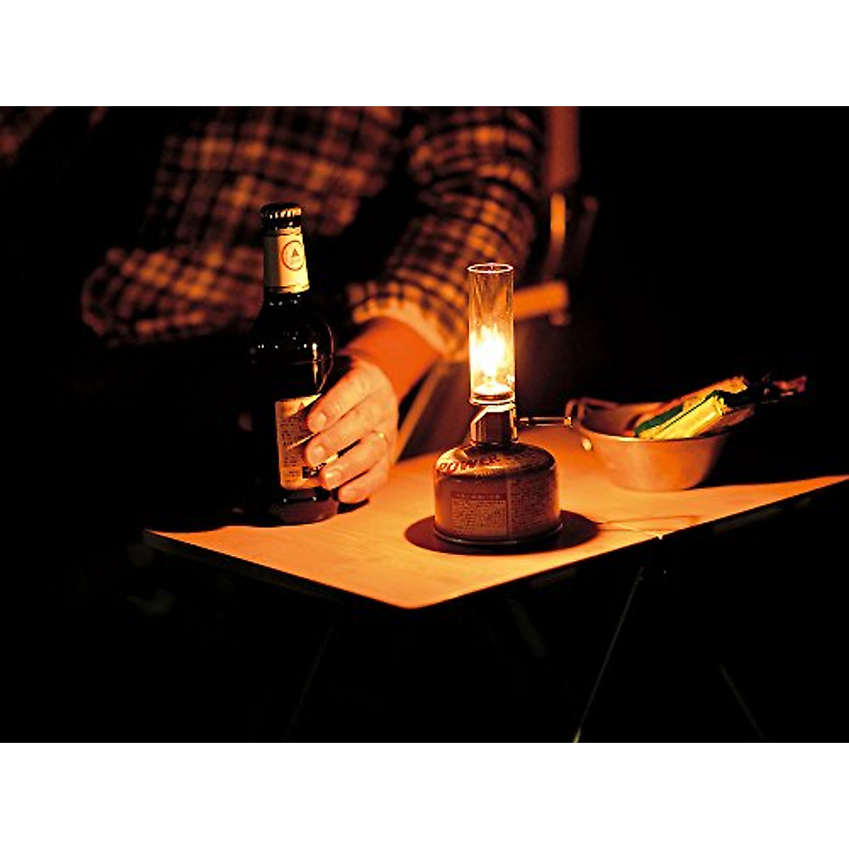 Snow Peak Little Lamp, Nocturne, Fall 2023, 2023 Edition FES-147 GIGA Power (Gold), 4.8 oz (110 g), 7.8 oz (220 g), 15.9 oz (450 g) (Gas Sold Separately)