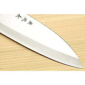 Yoshihiro Inox Stainless Steel Deba Japanese Fish Fillet Chef Knife (7'' (180mm))