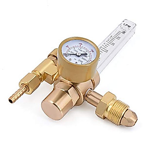 HZXVOGEN Flowmeter Argon Co2 Gas Regulator Tig Mig Welding Pressure Reducer Flow Gauge