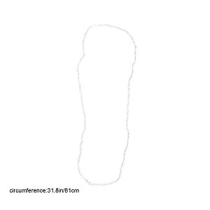 Happyyami 2Pcs Waist Beads Boho African Belly Chain Pregnancy Beach Body Chain Summer Bikini Jewelry for Woman Girl (Silver White)