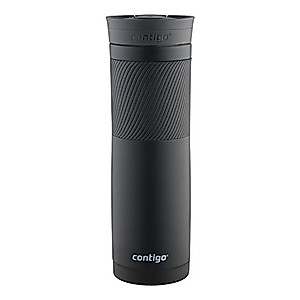 Contigo Steel Travel Mug, 24 oz, Matte Black