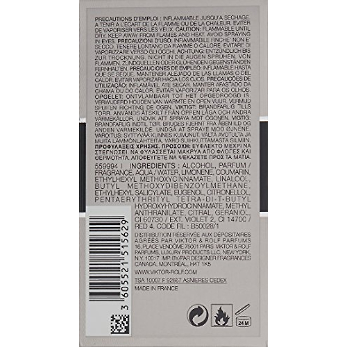 Viktor and Rolf Spicebomb Eau de Toilette Spray for Men, 1.7 Ounce