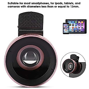 2 in 1 Phone Lens Professional, 0.45X Super Wide Angle and Macro Lens Clip-On Cell Phone Lenses Compatible with Android Mobile Phones/Tablets/Camera