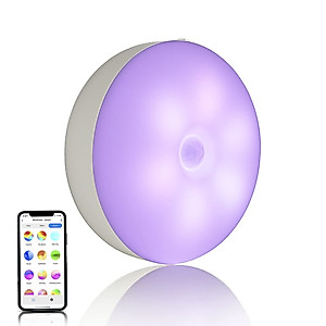 BlissLights BlissEmber - Color Changing LED Plug in Night Light, Motion Sensor, Compatible with Google Home and Alexa (1-Pack)