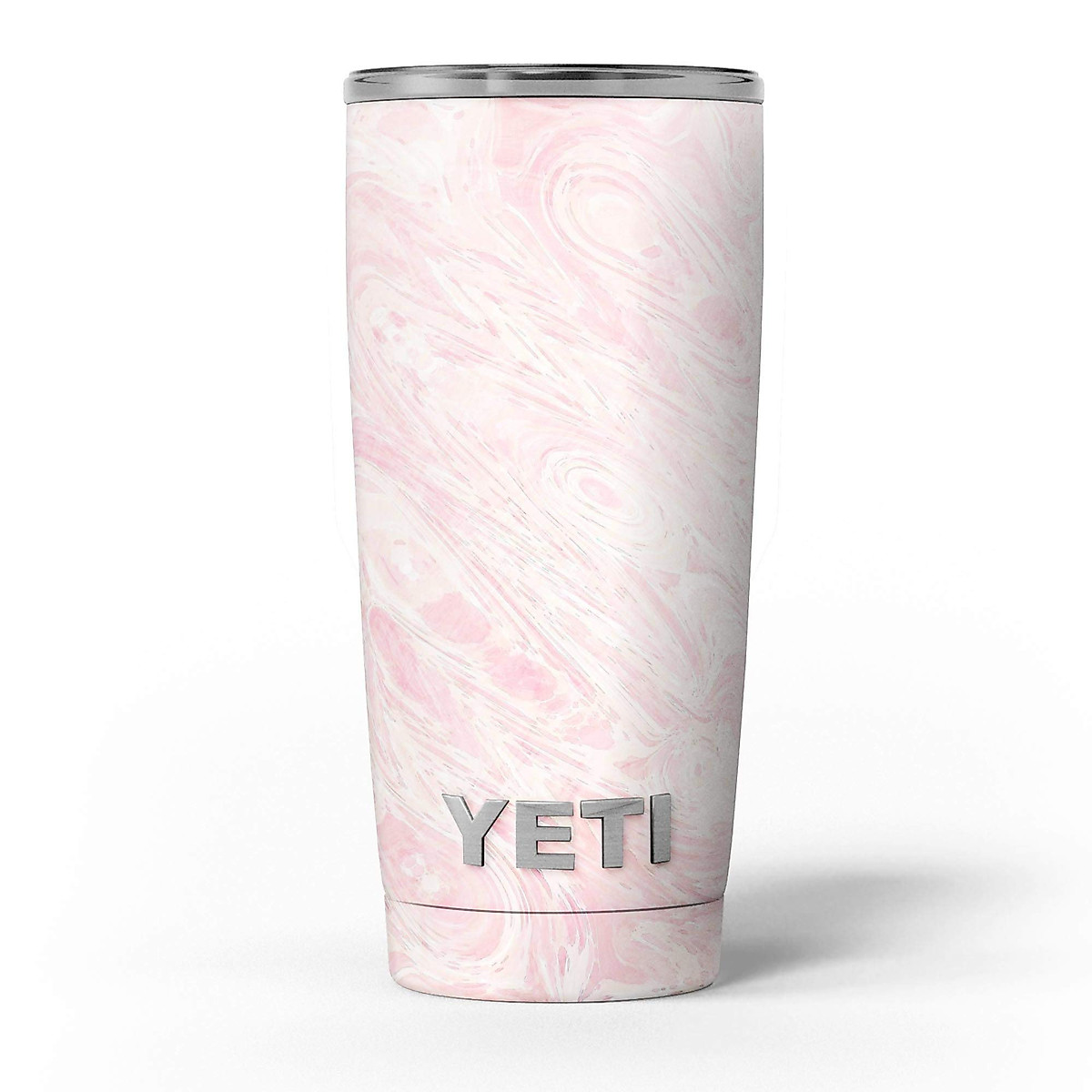 Design Skinz Pink Slate Marble Surface V43 - Skin Decal Vinyl Wrap Kit Compatible with The Yeti Rambler Cooler Tumbler Cups