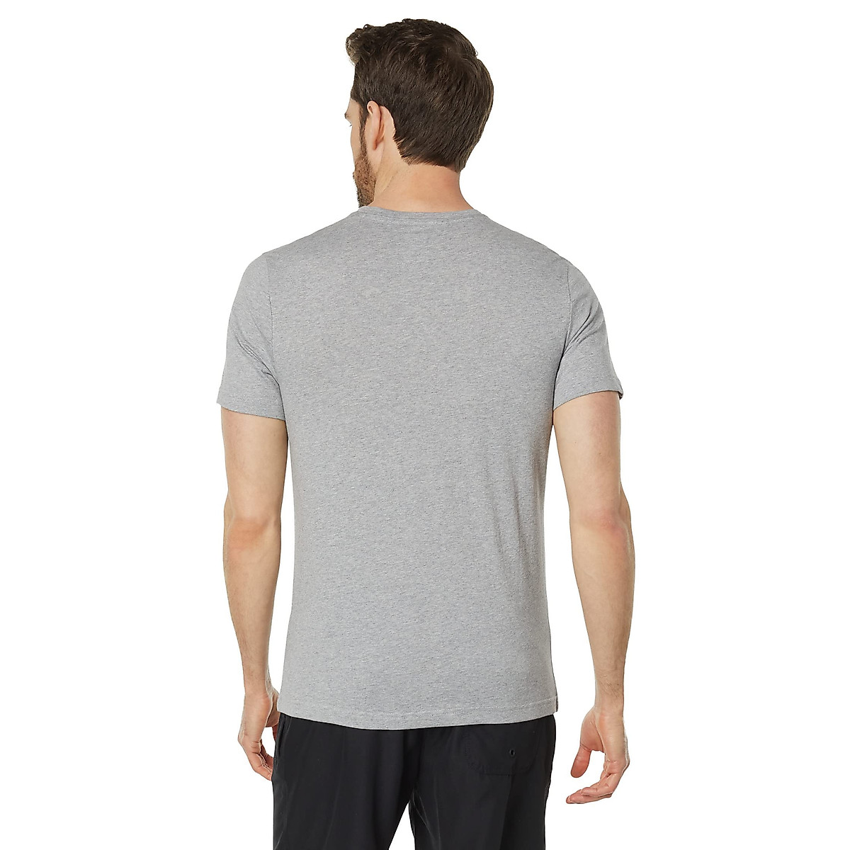 Reebok Men's Reebok Linear Logo T-shirt, medium grey heather, Small