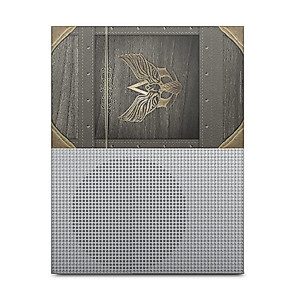 Head Case Designs Officially Licensed Assassin's Creed Wood And Gold Chest Black Flag Graphics Matte Vinyl Sticker Gaming Skin Decal Cover Compatible With Xbox One S Console and Controller Bundle