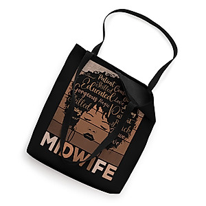 Midwife Appreciation Afro American Midwifery Women Tote Bag