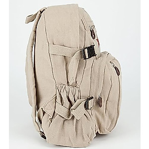 Rothco Khaki Vintage Star Back Pack with Red Star 9162