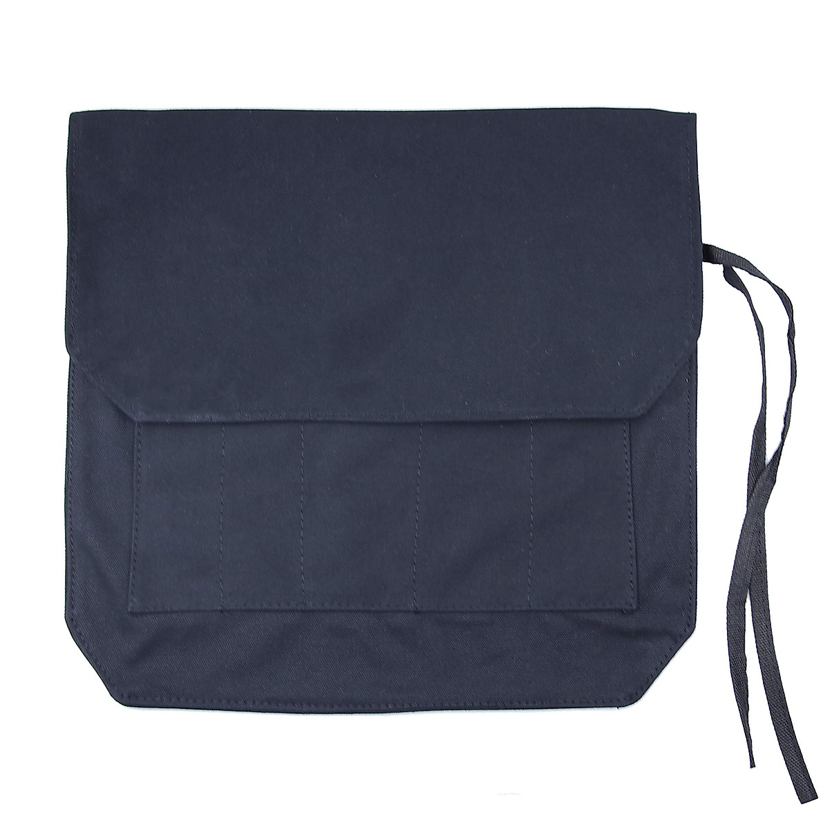 Chef's Knife Roll Up Bag Travel Chef Knife Case Carrier Storage Bag (Black, 5 Slots)