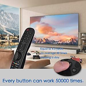 Replacement Magic LG Remote Control for Smart TV,LG Smart TV Remote with Voice and Pointer Function,Compatible for 2022-2018 LG Smart TVs,OLED,QNED,NANOCell,4K,8K etc.
