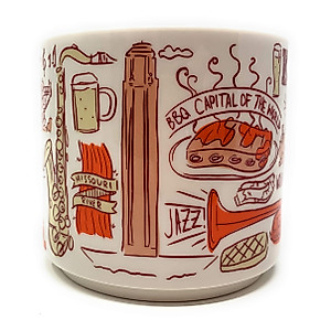 Starbucks KANSAS CITY Been There Series Across The Globe Collection Ceramic Coffee Mug 14 oz