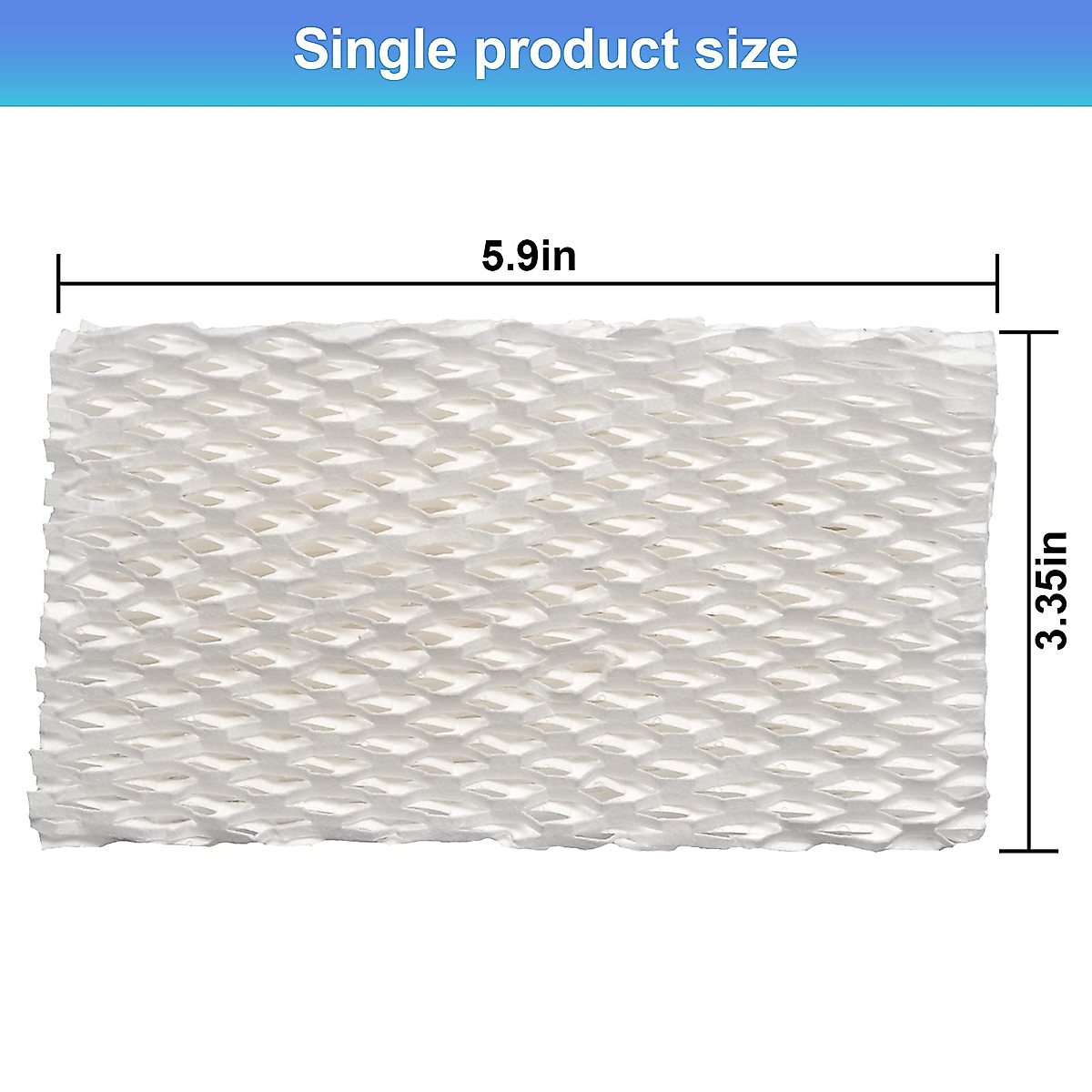 AEERT 2Pcs WF813 Humidifier Wicking Filters Replacements, Humidifier Filters Replacements Fit for Relion Humidifier Model RCM832 RCM832N Procare PCWF813 PCCM832N PCCM840 Duracraft DH830 DH832
