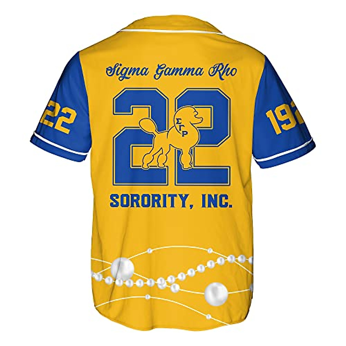 Custom Sorority Jerseys Baseball, Pre.tty Poodle sg.rho Baseball Jersey, Sigma Gam.ma Jersey, Rhoyal Jersey
