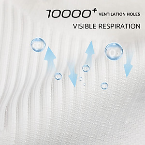 STQ Walking Shoes Women Breathe Mesh Slip on Shoes Womens Fashion Memory Foam Nursing Shoes Lightweight Sneakers White 8 US