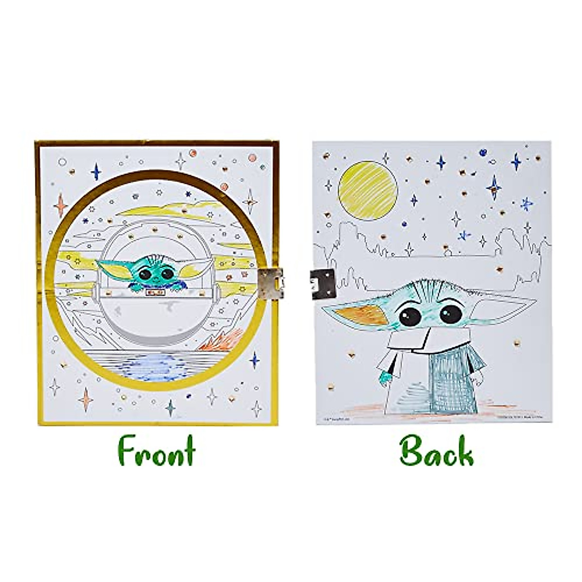 Star Wars Baby Yoda Mandalorian Storage Keepsake Box Craft Kit Activity Set for Kids