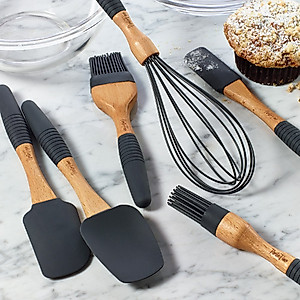 PortoFino Baking Set - Kitchen Utensils - 6 Pcs Silicone Kitchen Utensils Set - Kitchen Essentials with 3 Silicone Spatula 2 Pastry Brush 1 Whisk - Spatula Set - Mothers Day Gifts - Gifts for Women