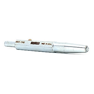 MIDWEST Trim Nail Driver - 1-1/4" Throat Nail Punch with Cooper Coated Bearings & Hex Shape Design - MWT-TND