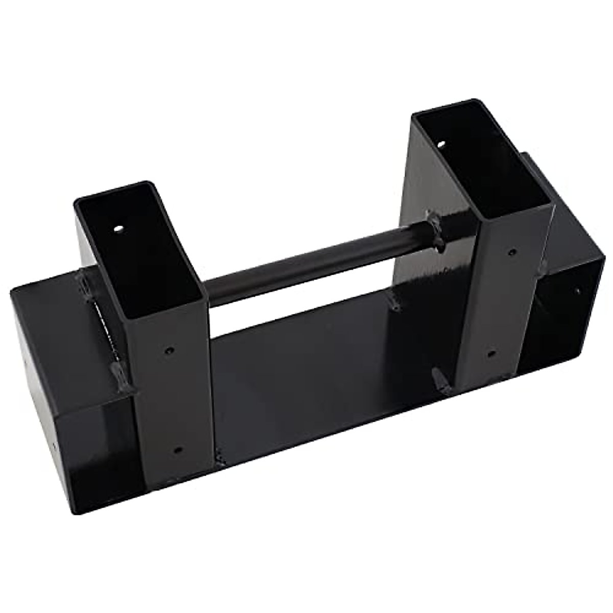 Sunnydaze Firewood Log Rack Bracket Kit - Adjustable to Any Length - Open-End Design - 1 Pair of Brackets