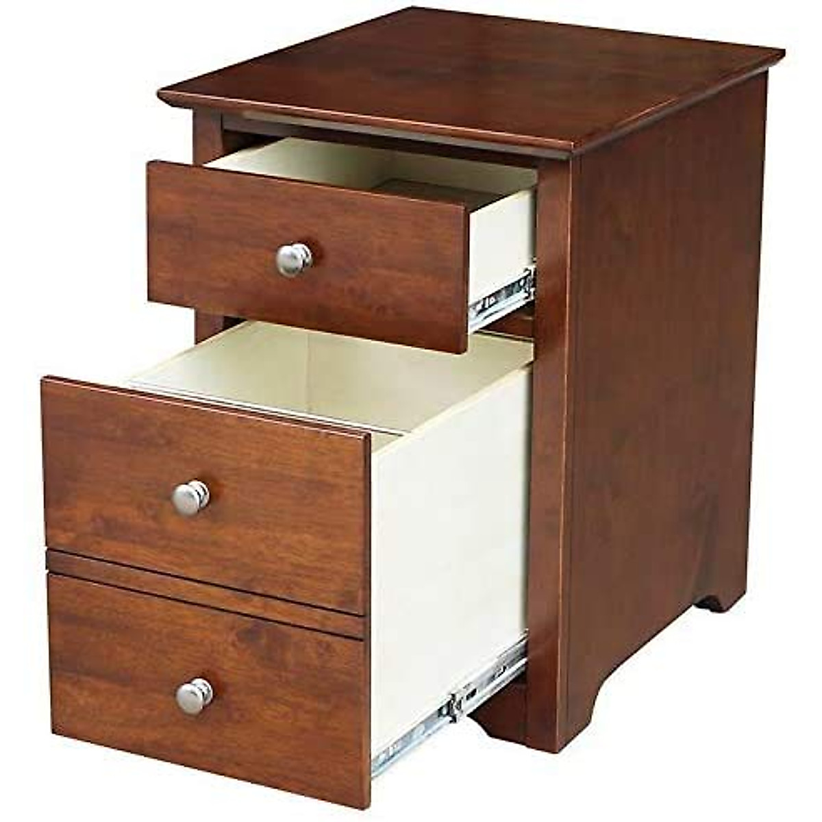 International Concepts Two Drawer OF-41 Desk and Chair File cabinet, Unfinished